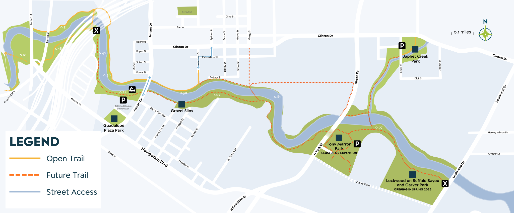 Trails & Destinations - Buffalo Bayou Partnership